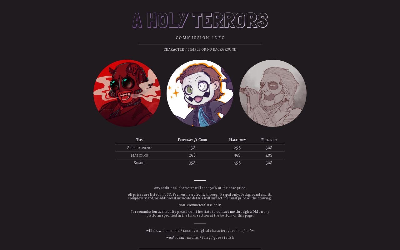 a holy terrors // Luiza